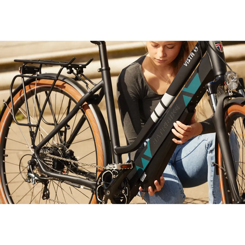 Batribike Vista-S 10.4Ah/375Wh Hybrid eBike in Blue