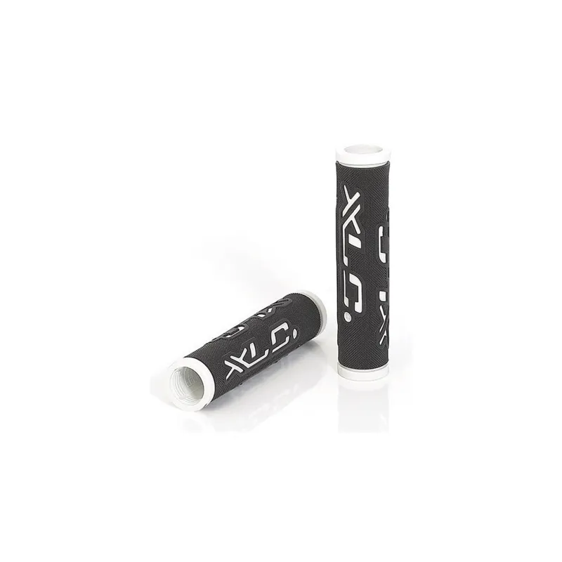 XLC Dual Colour 125mm Bar Grips in White